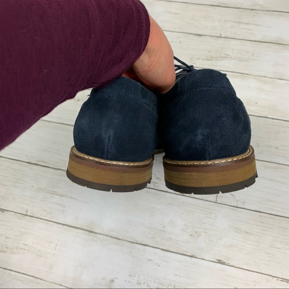 Carlo Morandi | Shoes | Carlo Morandi Tony Blue Suede Cap Toe Derby ...